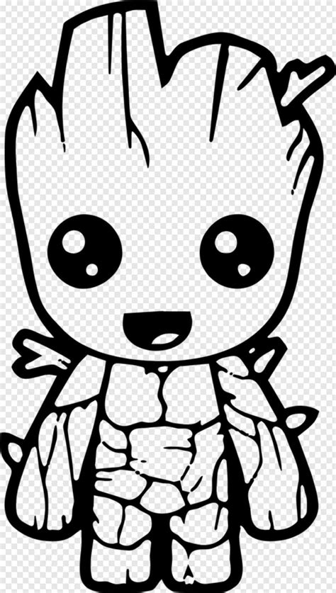 Desenho Groot Para Colorir Imprimir E Desenhar Colorir Me