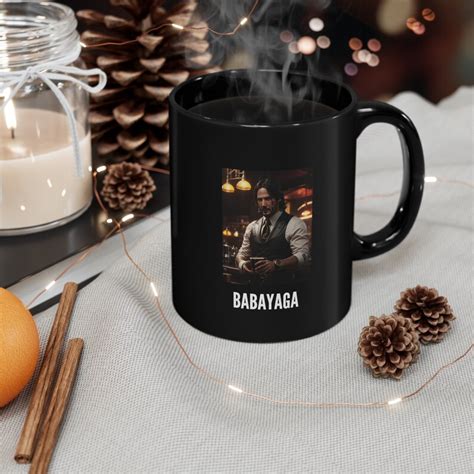 John Wick Mug Keanu Reeves Movie Fan Gift Baba Yaga Coffee Cup Hitman