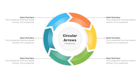 Circular Arrow Infographics Slidebazaar