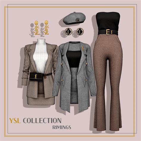 Sims Rimings Ysl Collection The Sims Book