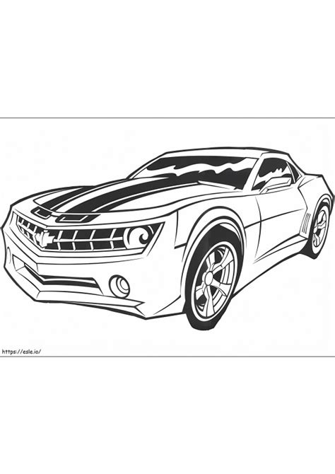 Page 2 バンブルビーのぬりえ ぬりえ 塗り絵 塗り絵 無料