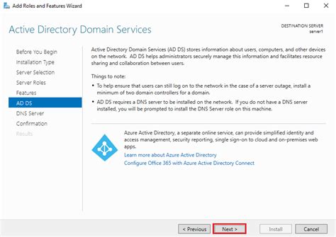 install and configure adds windows server 2022 tutorial