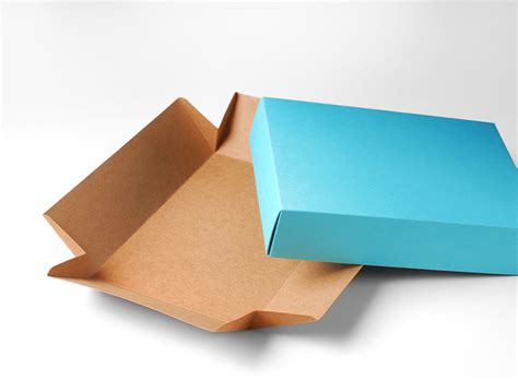 Qu Mica Puerta Superficial Cajas De Carton Con Tapadera Tono Paso Espejismo