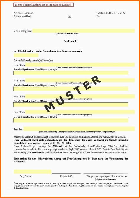 Vordruck Generalvollmacht Zum Ausdrucken