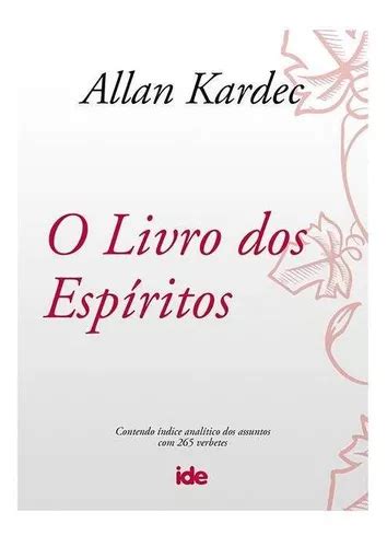 Livro O Livro Dos Espíritos bolso MercadoLivre