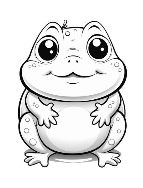 Free Printable Frog Coloring Pages List