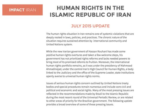 Impact Iran Advocacy At UNGA 70 2015 Impact Iran