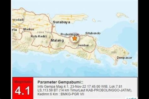 BPBD Belum Ada Laporan Kerusakan Akibat Gempa Probolinggo ANTARA News