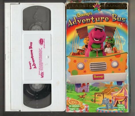 Barney S Adventure Bus Vhs Video Tape Barney Grelly Usa