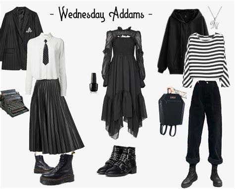 Wednesday Addams Outfits Dark Academia Grunge Goth Vibes