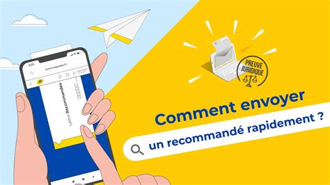 Envoyer une lettre recommandée en ligne La Poste Pro