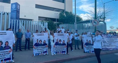 Se Manifiestan Trabajadores Del Poder Judicial En Hermosillo Contra