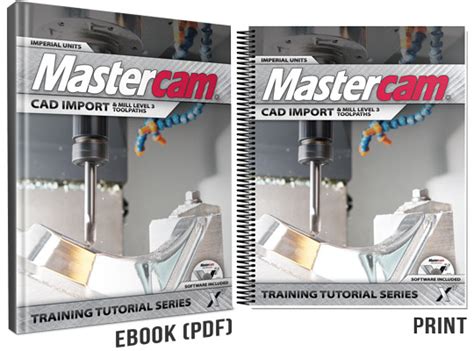 mastercam x7 cad import and mill level 3 toolpaths training tutorial in house solutions