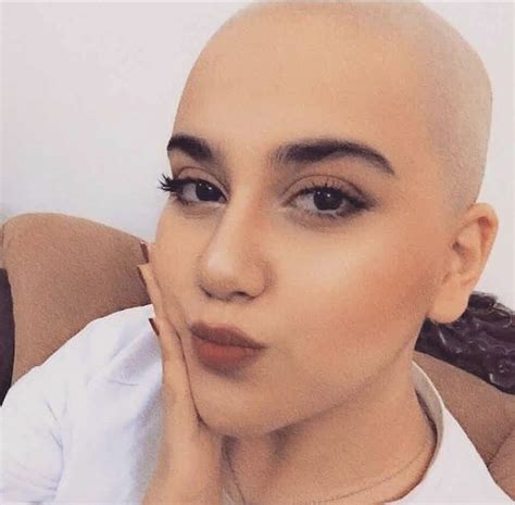 Pin By Don Amecho On Baldgurlz Bald Women Bald Head Women Shaved Head Women