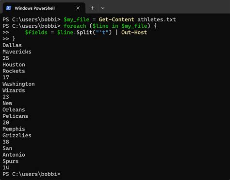 PowerShell How To Split String Based On Tab Characters Collecting Wisdom