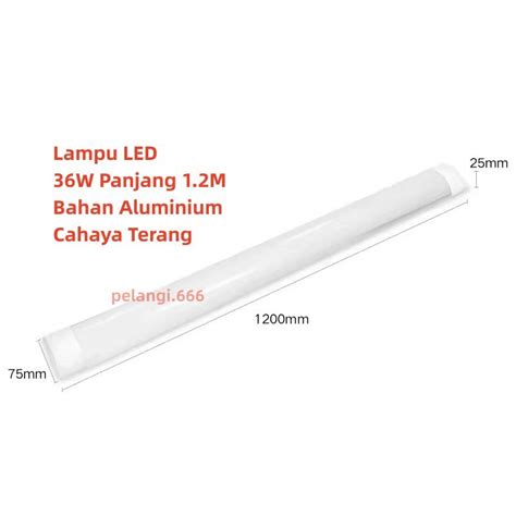 Jual Lampu Neon Led Tl Panjang Tabung W W Cm Cm Cahaya Putih