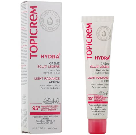 Crème visage hydratante éclat Hydra Topicrem Formule riche