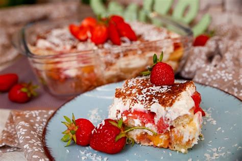 Erdbeer Tiramisu Mit Mango Und Mascarpone Fruchtiges Sommerdessert