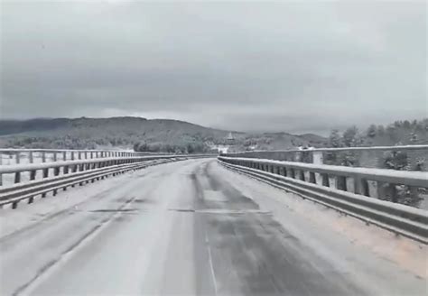 Maltempo In Calabria Neve E Grandine Sulle Strade Mezzi Anas In