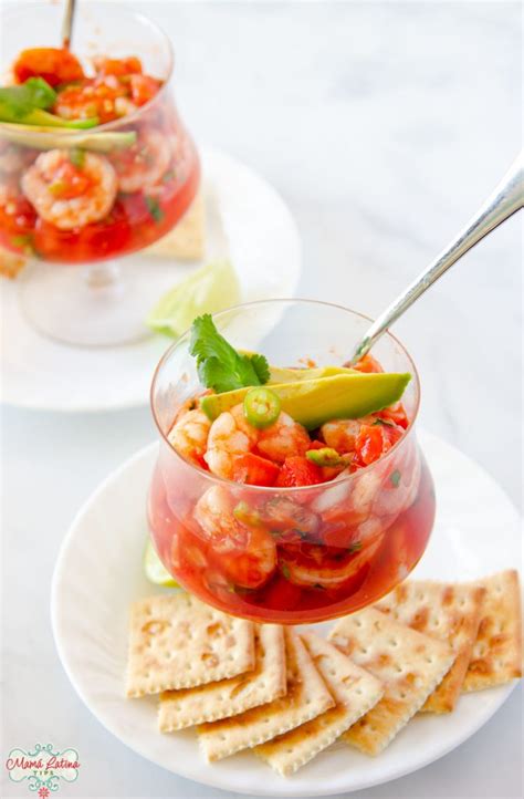 Coctel De Camarones Receta Mexicana
