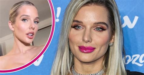 Helen Flanagan Shows Off Boob Job Results In Barely There Dress