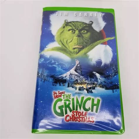 Vhs Dr Seuss How The Grinch Stole Christmas Jim Carrey Eur