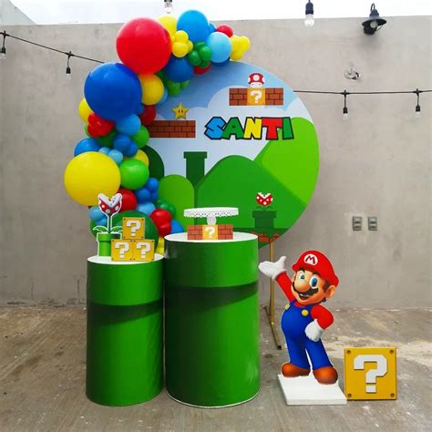 Decoración de Mario Bros Decoracion de mario bros Cumpleaños de