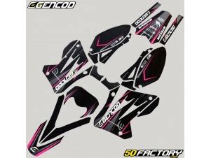 Kit déco Sherco SE SM 2006 2012 Gencod Evo rose Pièce moto