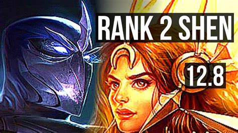 SHEN MF Vs LEONA Ez SUP Rank 2 Shen 0 1 10 KR Challenger