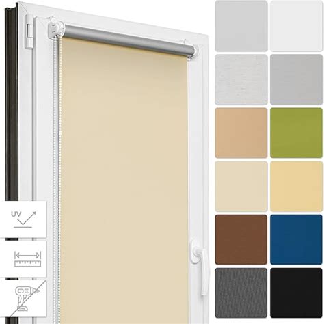 Amazon de Estika Thermo rollos für Fenster ohne Bohren nach maß