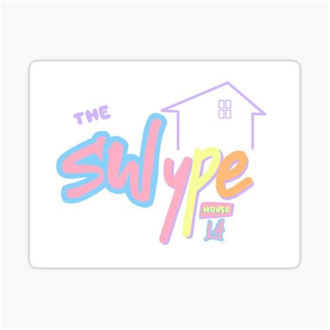 Swype House La Sticker For Sale By Grace Li Redbubble