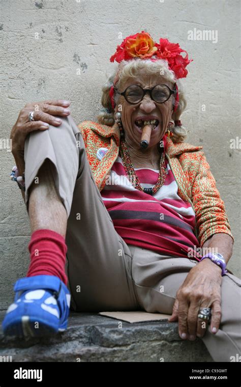 Eccentric Elderly Cuban Woman Graciela Gonzalez Also Known As Granny