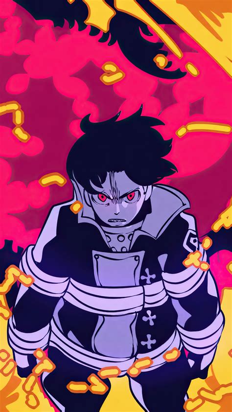 Shinra Kusakabe Fire Force Anime Enen No Shouboutai HD Phone