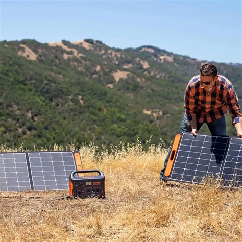 Jackery Inc SolarSaga 100W Solar Panel Hike Camp