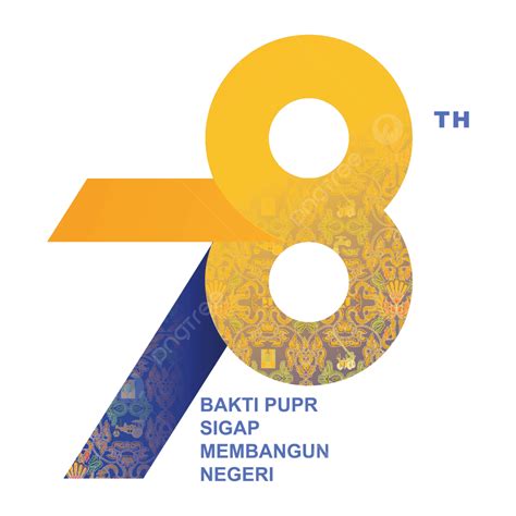 Logo Resmi Vektor Hari Dinas Pupr Ke 78 2023 Hari Pengabdian Anak
