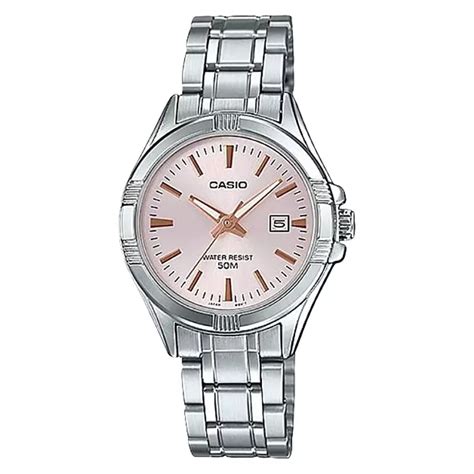 Jual Casio Jam Tangan Wanita Casio LTP 1308D 4AVDF Enticer Pink Dial