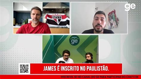 Vídeo James Rodríguez é inscrito no Paulistão globoesporte ge