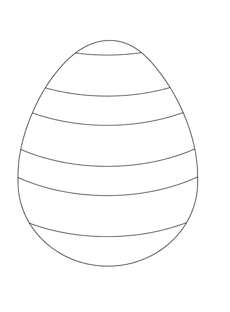 Easter Egg Coloring Pages 17616289 Vector Art At Vecteezy