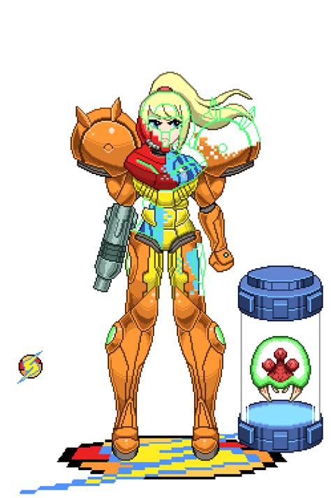 Samus Aran And Metroid Metroid Drawn By Mark Mark Apilado 5 Danbooru
