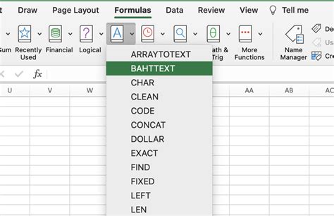 How To Use The BAHTTEXT Function In Excel For Mac TurboFuture