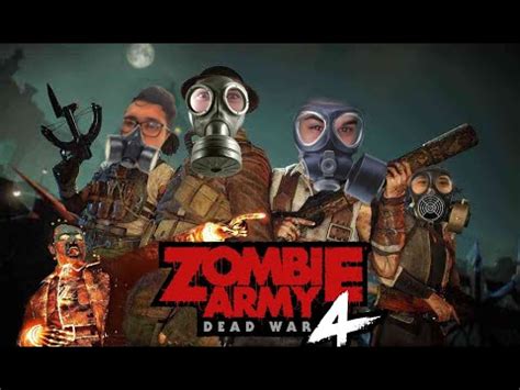 JOGANDO ZOMBIE ARMY 4 OS AMIGOS 04 OS ZOMBIES ESTÃO CADA VEZ PIORES