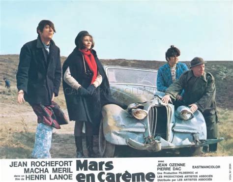 JEAN ROCHEFORT MACHA MERIL Ne Jouez Pas Avec Les Martiens 1968 Lobby