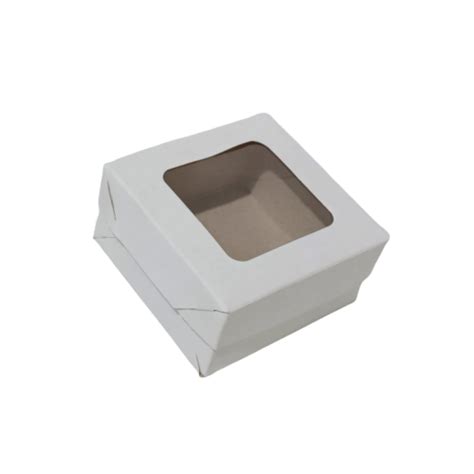 Caixas Branca X X Para Doces Visor Presentes Ld Embalagem