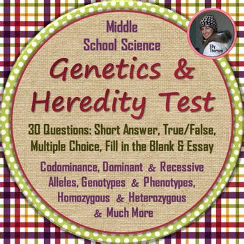 Genetics And Heredity Test Genotype Codominance Homozygous Alleles