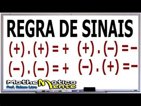 Mapa Mental Regra De Sinais Ologia