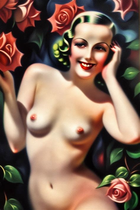 Dopamine Girl Erotic S Abstract French Impressionist Art