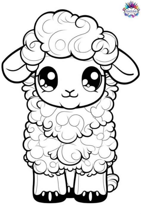 Desenho De Animais Para Colorir De Ovelha De 20 Imagens