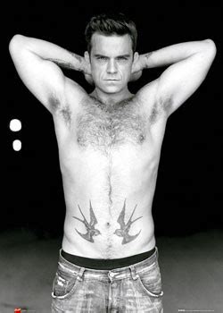 Robbie Williams Torso B W P Ster L Mina Compra En Posters Es