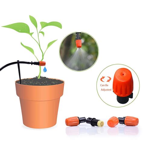 Jardinage Smandy Kit dIrrigation 25m Réglable Tuyau dIrrigation