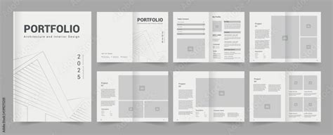 Architecture And Interior Portfolio Design A4 Standard Size Portfolio
